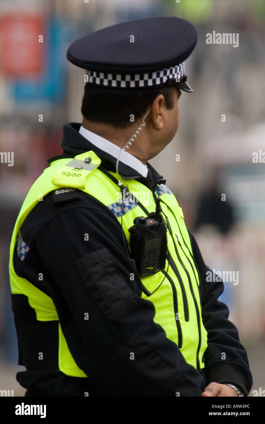 Asian police Officer at Work Stock Photo - Alamy