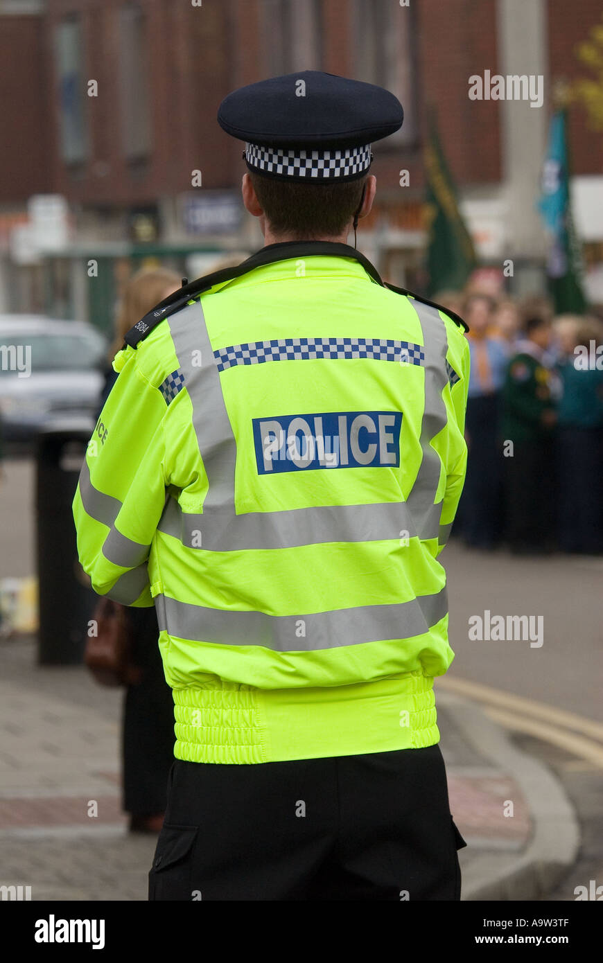 Police Officer at Work Stock Photo - Alamy