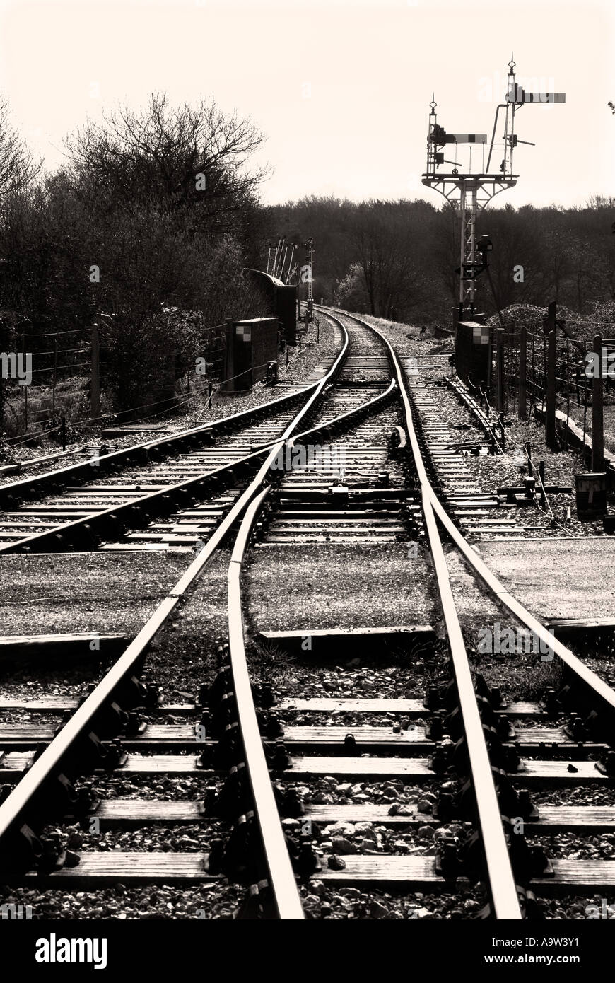 Railroad crossing signal and arm hi-res stock photography and images ...