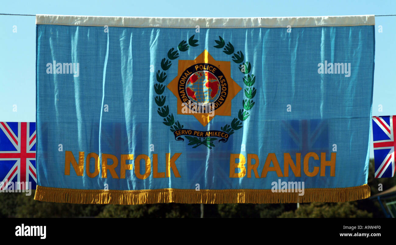 International Police Association Flag Stock Photo - Alamy