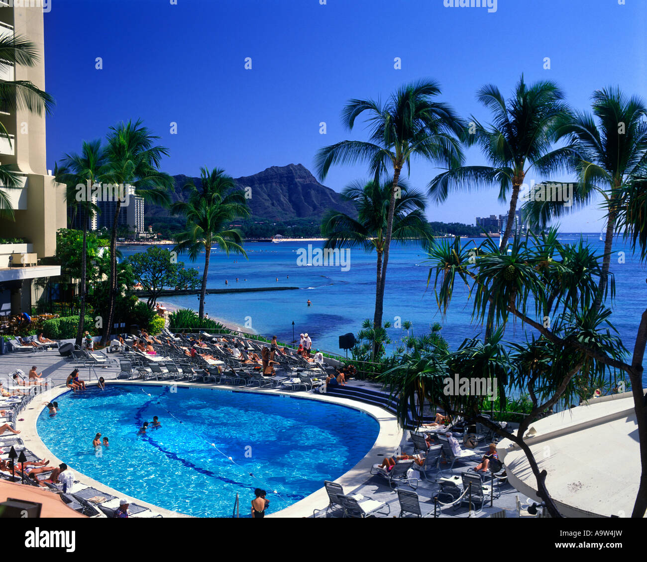 Sheraton waikiki hotel hi-res stock photography and images - Alamy