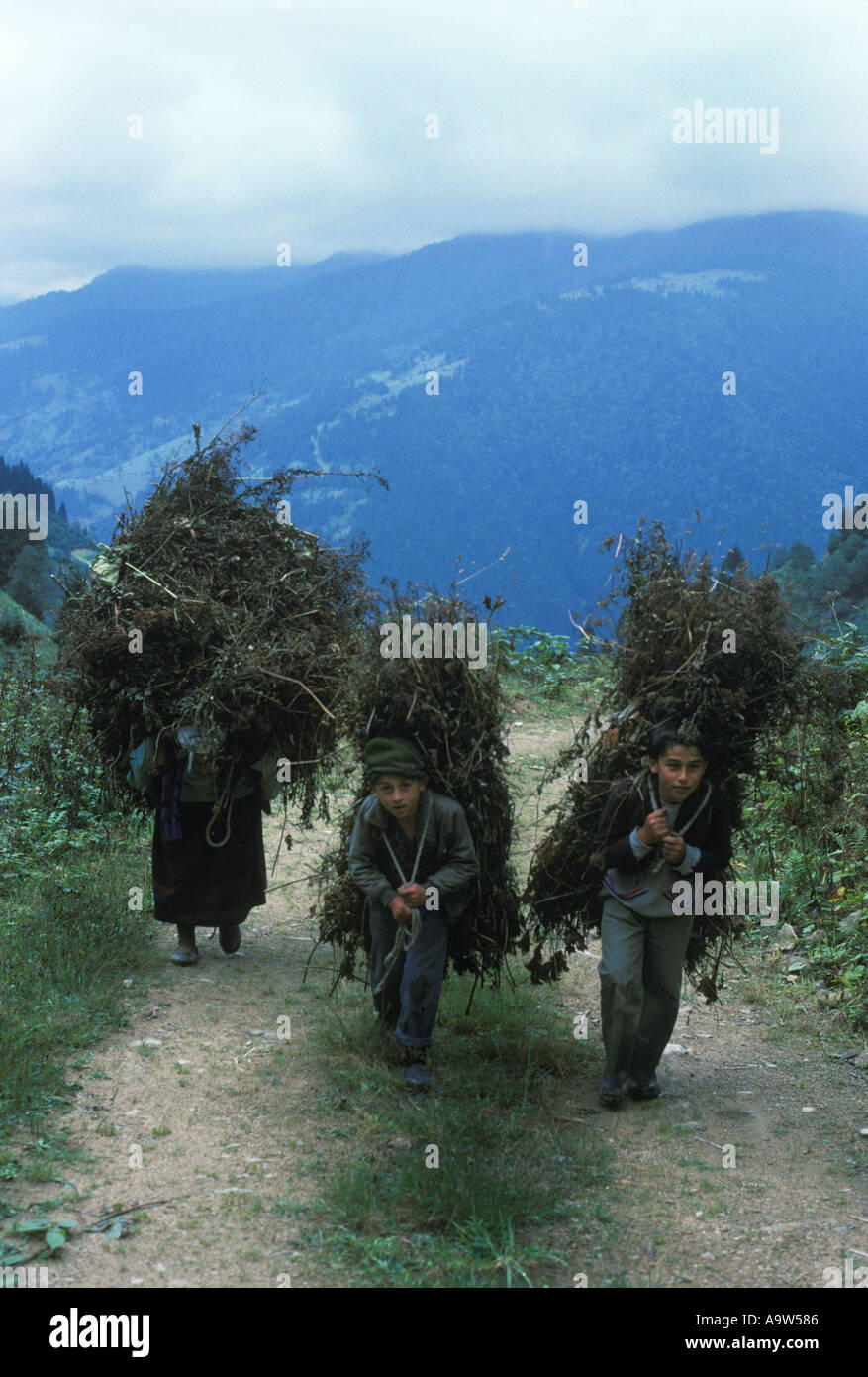 Turkish mountain people Stock Photo - Alamy