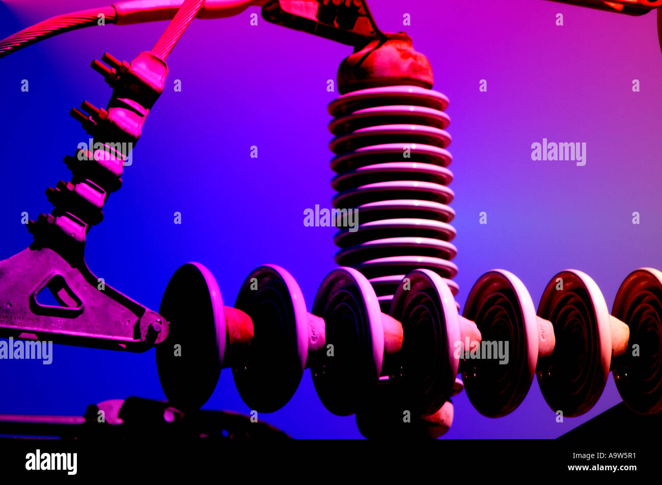 abstract view of transformer unit at an electrical power station Stock ...