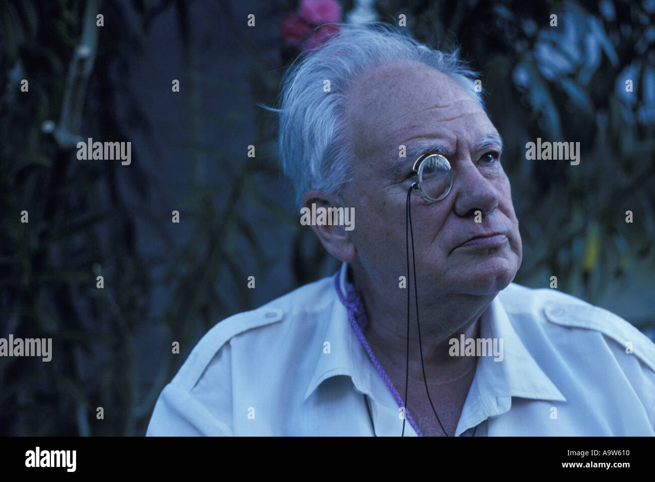 Patrick Moore during total eclipse Baja California Stock Photo - Alamy