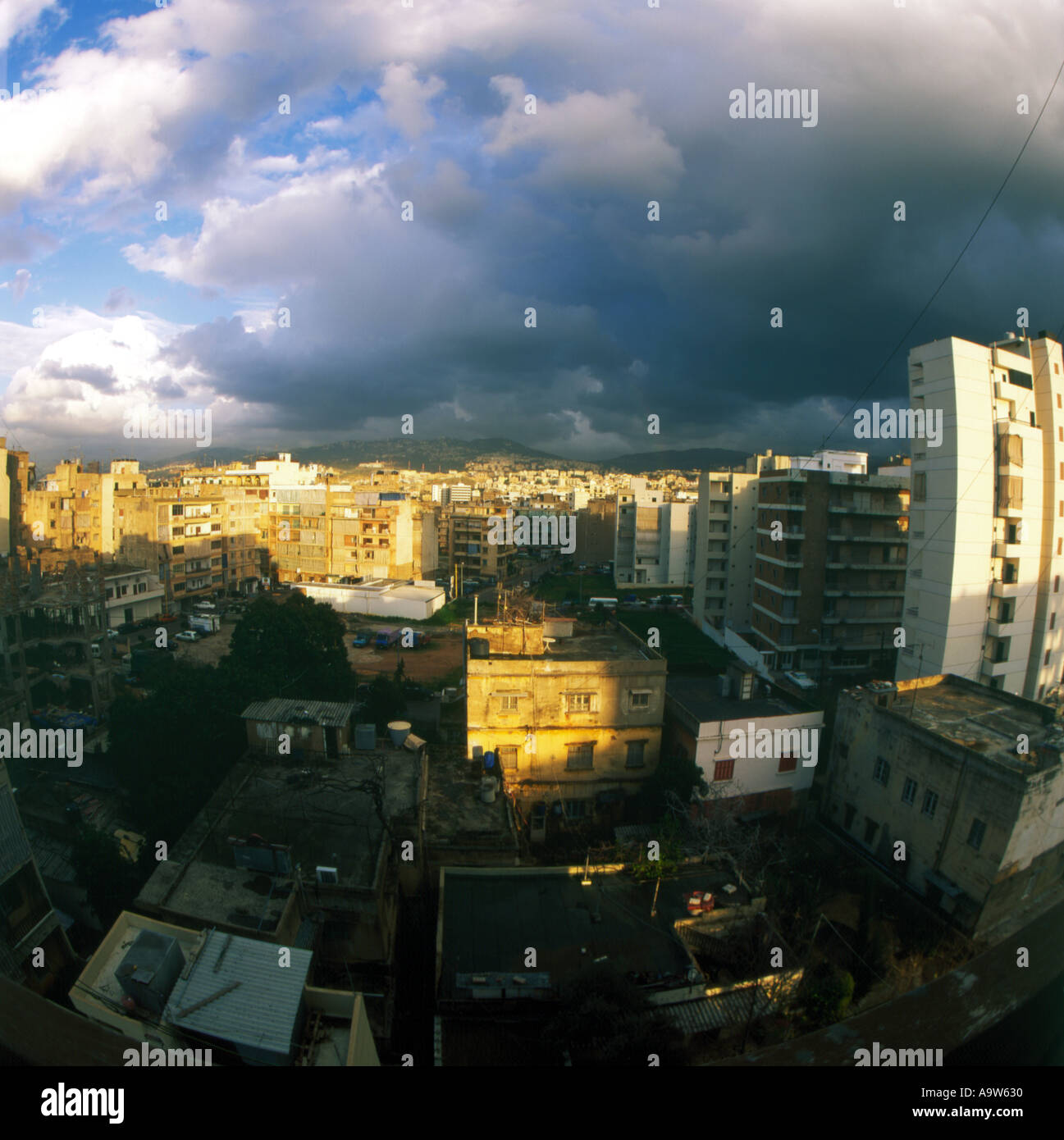 beirut suburbs and hills around Stock Photo - Alamy