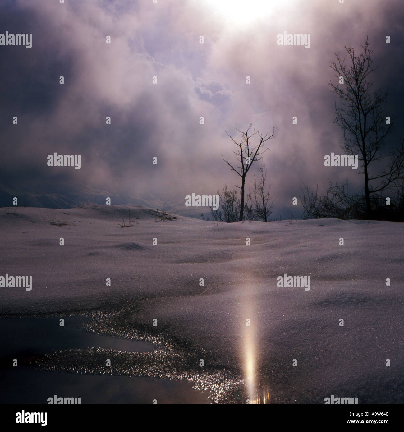 the black snow Stock Photo - Alamy