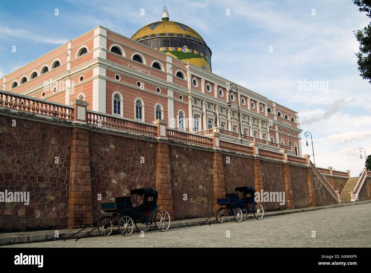 Teatro Amazonas Neo classical Opera House of Manaus Brazil Stock Photo ...