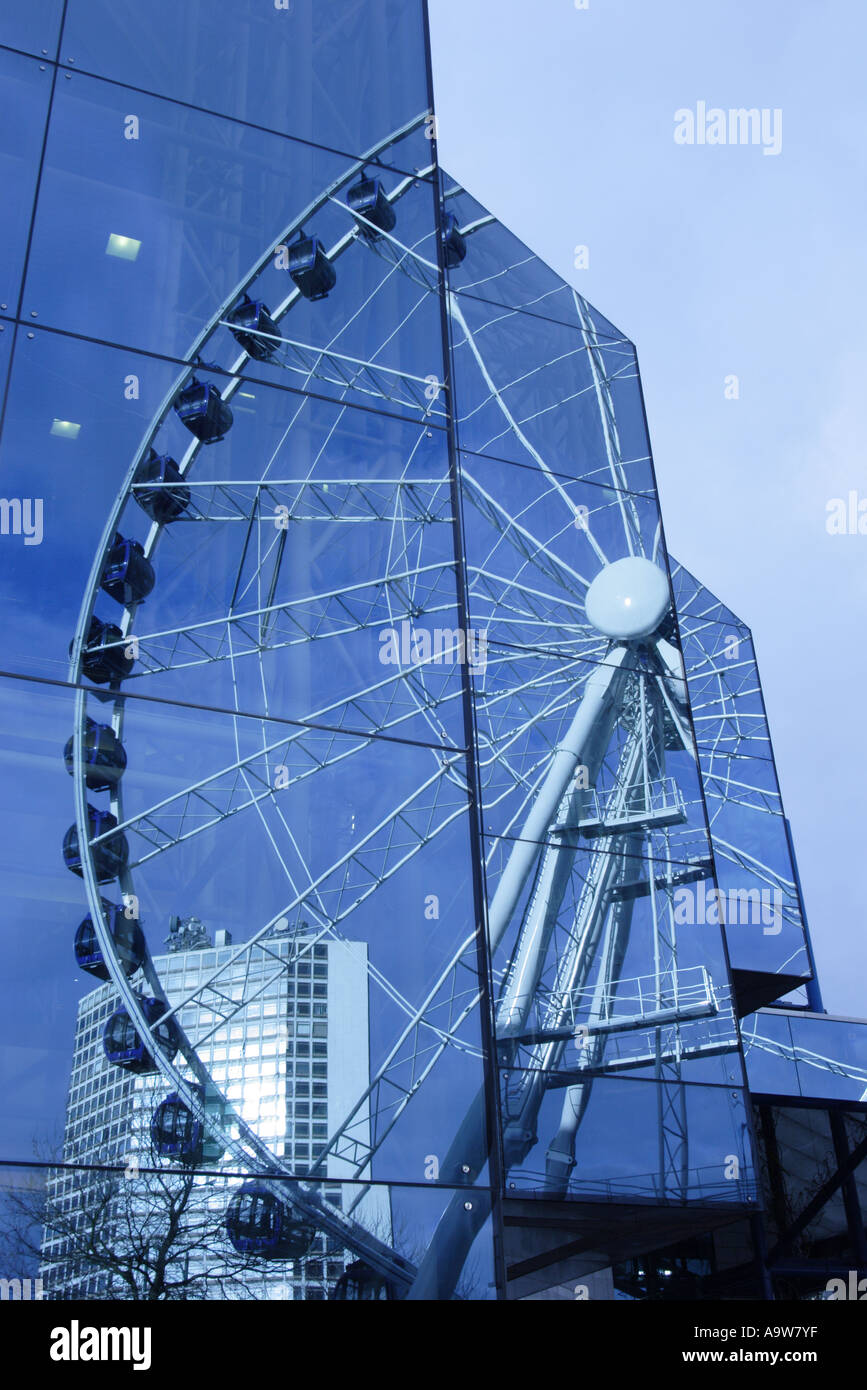 Glass reflections of big wheel hi-res stock photography and images - Alamy