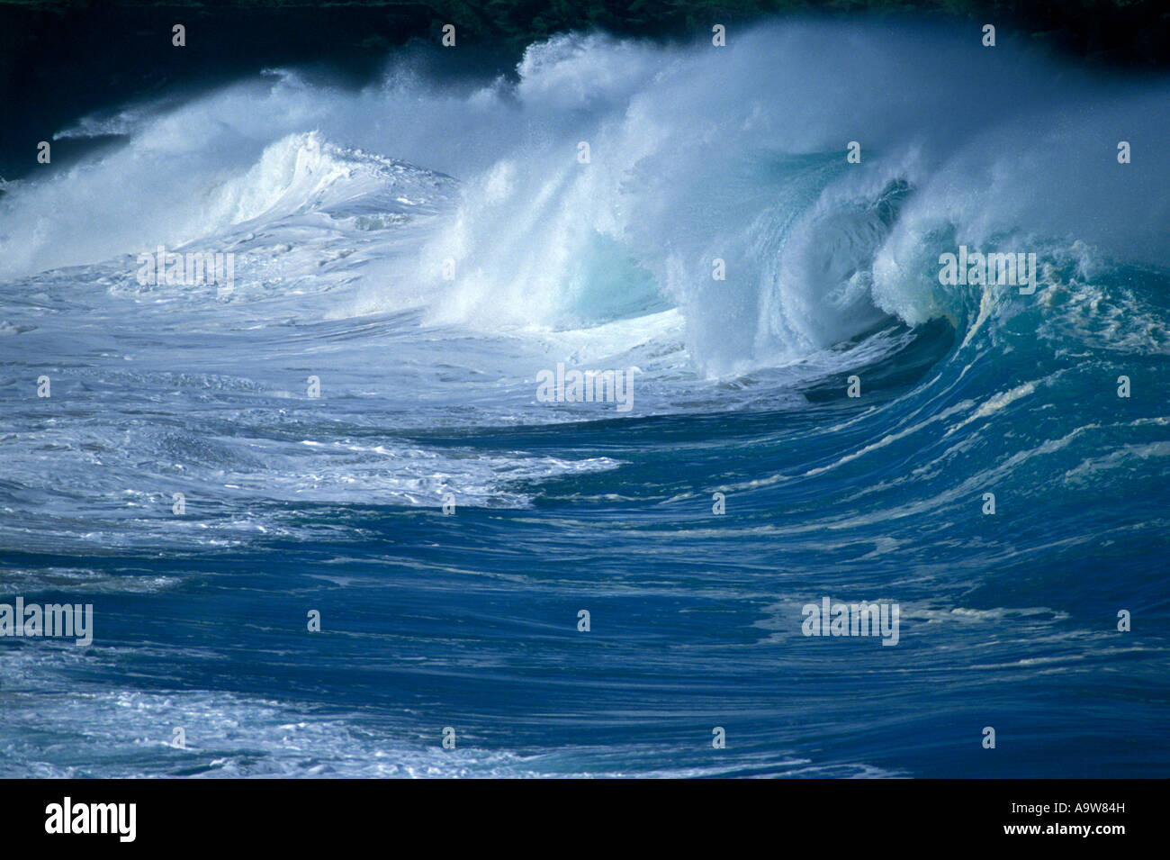 STORMY SEA SHOREBREAK WAVE Stock Photo - Alamy