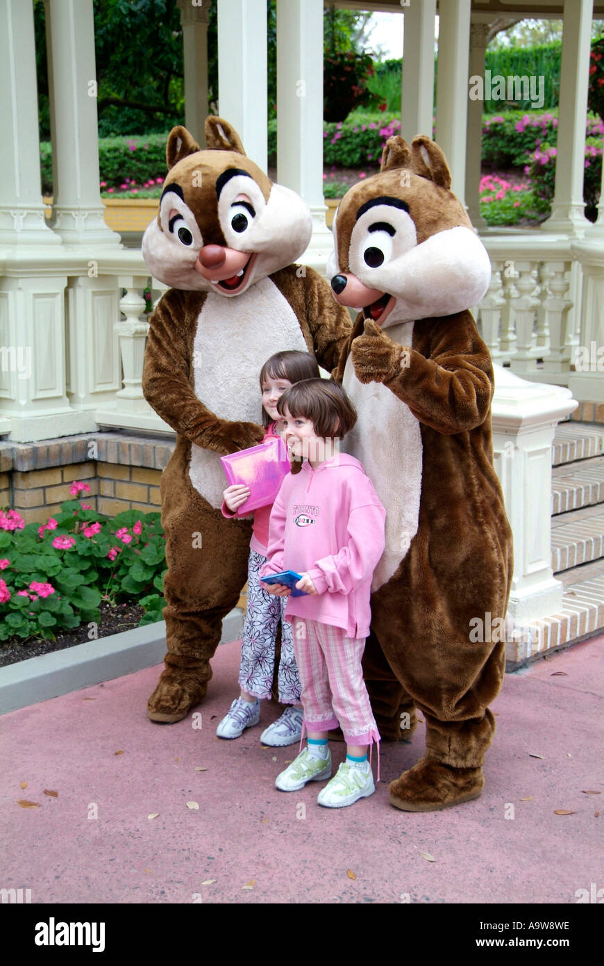 The Chipmunks at Magic Kingdom at Walt Disney World Orlando Florida FL ...