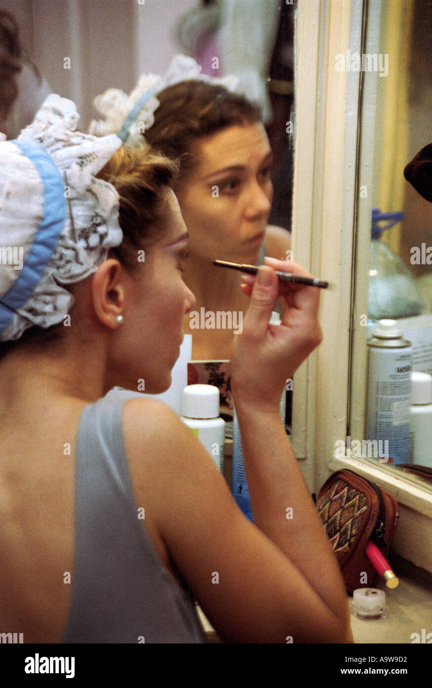 Ballerina rehearsal ballet dancer stage performance Stock Photo - Alamy