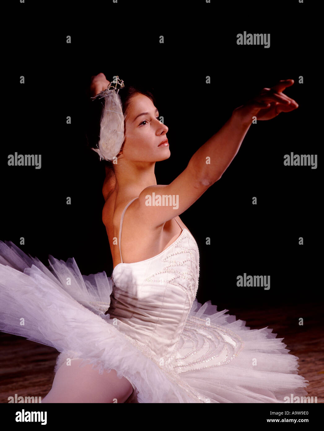 Ballerina rehearsal ballet dancer stage performance Stock Photo - Alamy