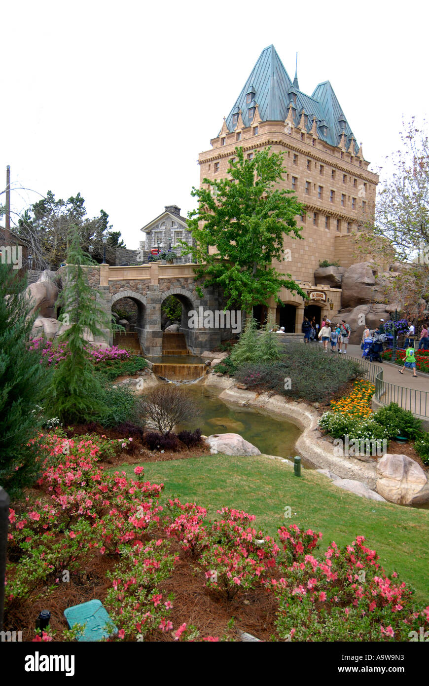 Landscaping at the Epcot Center at Walt Disney World Theme Park Orlando ...