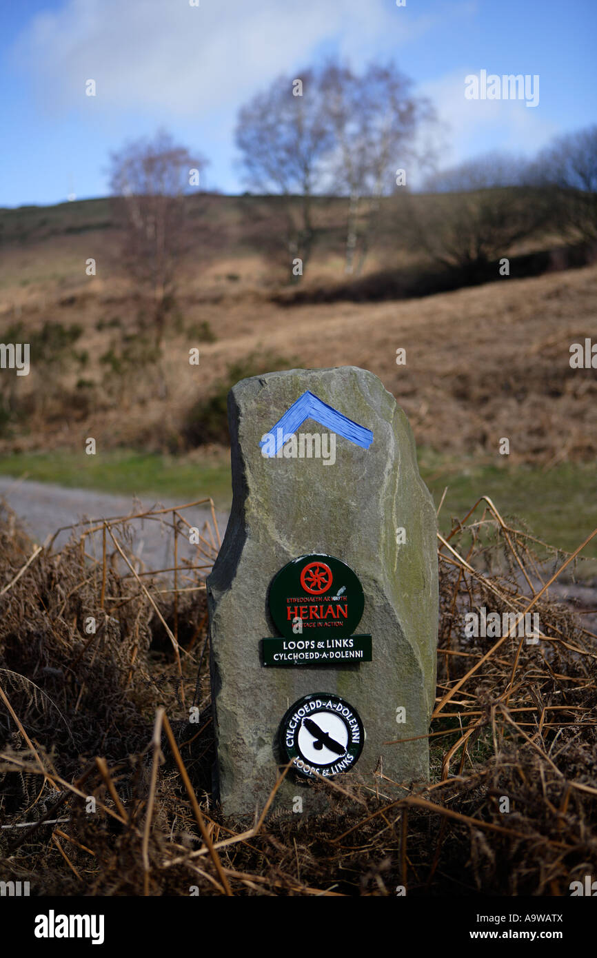 Walking Trail, Merthyr Tydfil, South Wales Stock Photo - Alamy