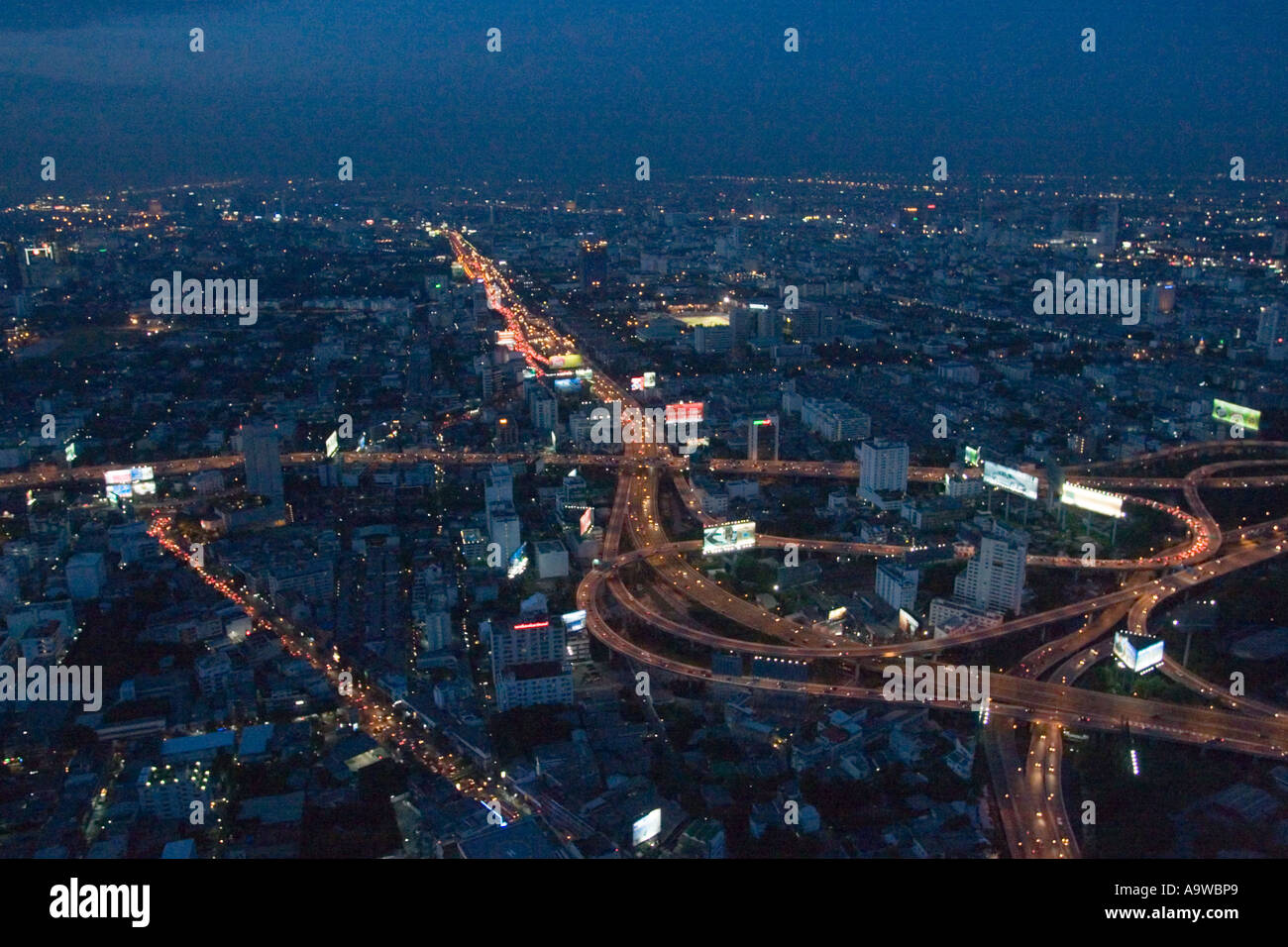 Bangkok at night Stock Photo - Alamy