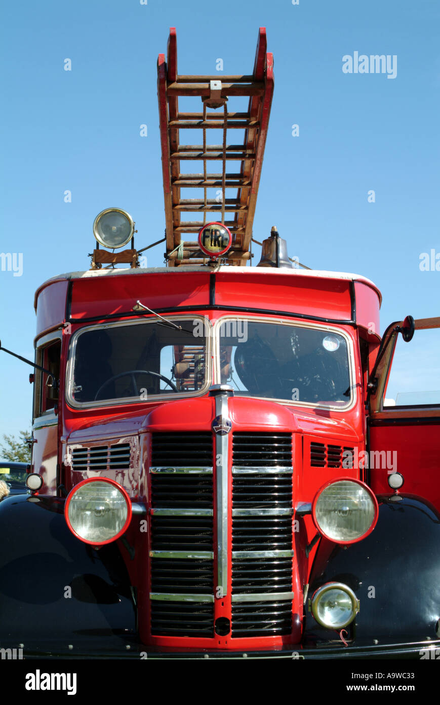 Classic Bedford fire engine Stock Photo - Alamy