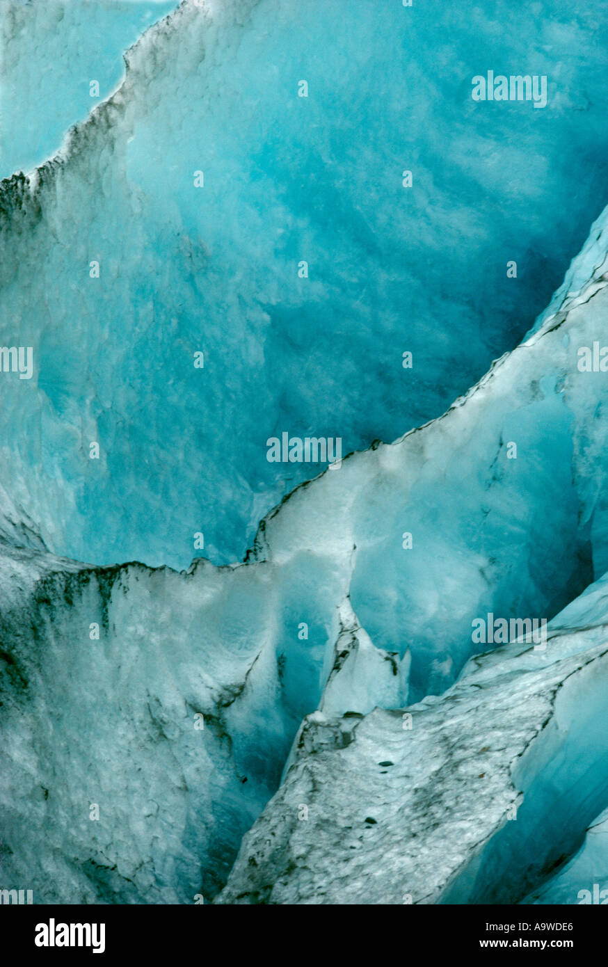 Detail of Mendenhall Glacier, Inside Passage, Juneau, Alaska Stock ...