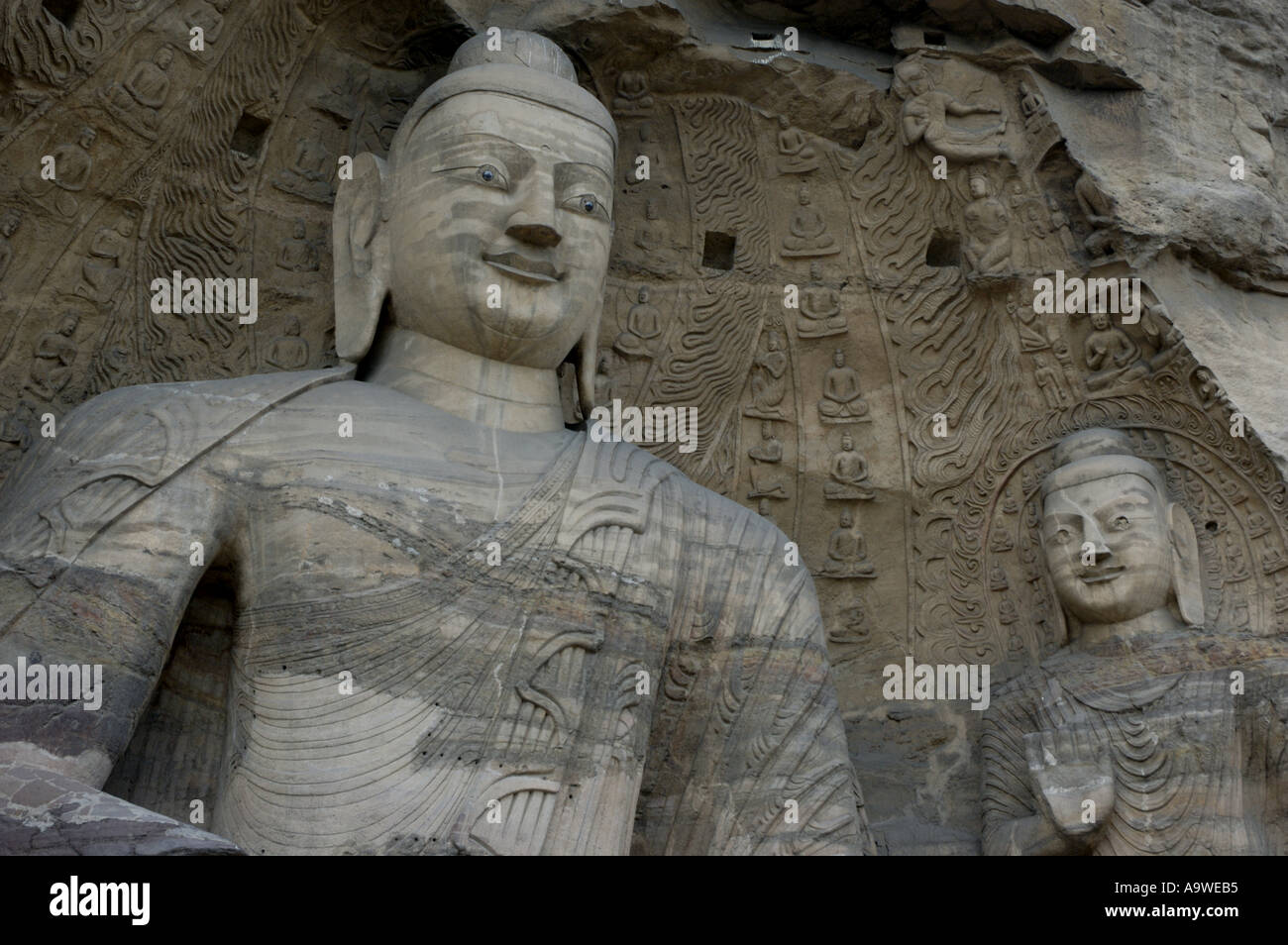 Yungang Grottoes Buddhist Sculptures High Resolution Stock Photography ...