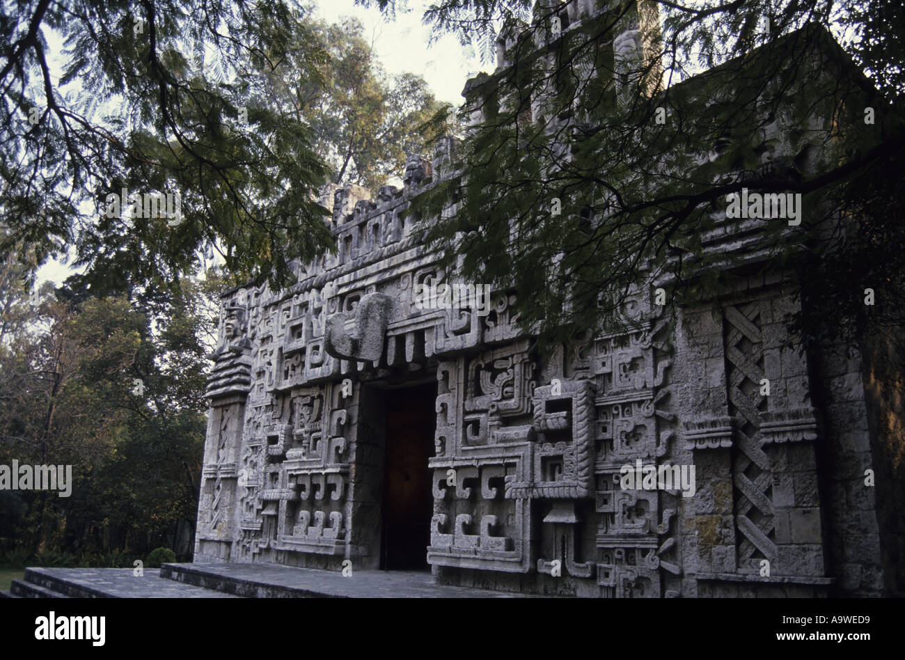 Mexico City Inside The Museum Of Anthropology Edificio De Hochob In ...