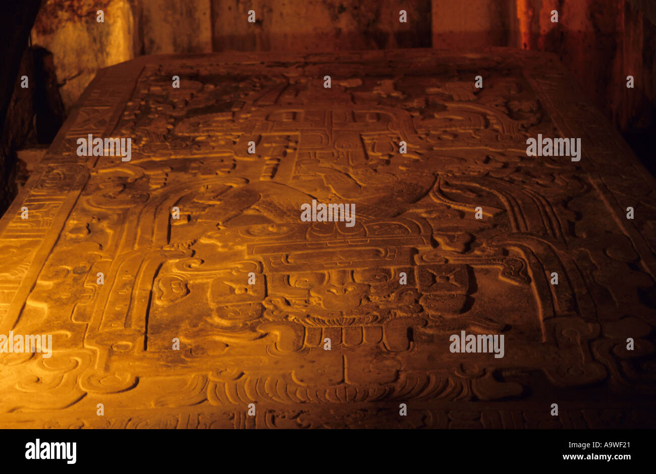 Pakal tomb stairs hi-res stock photography and images - Alamy