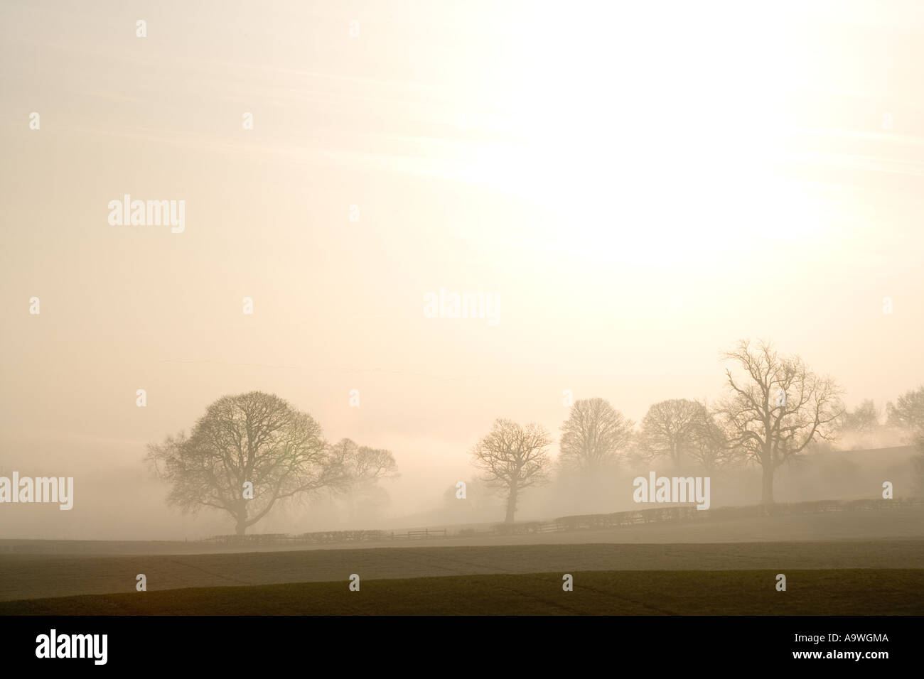 Sun rise in the Yorkshire dales Stock Photo - Alamy