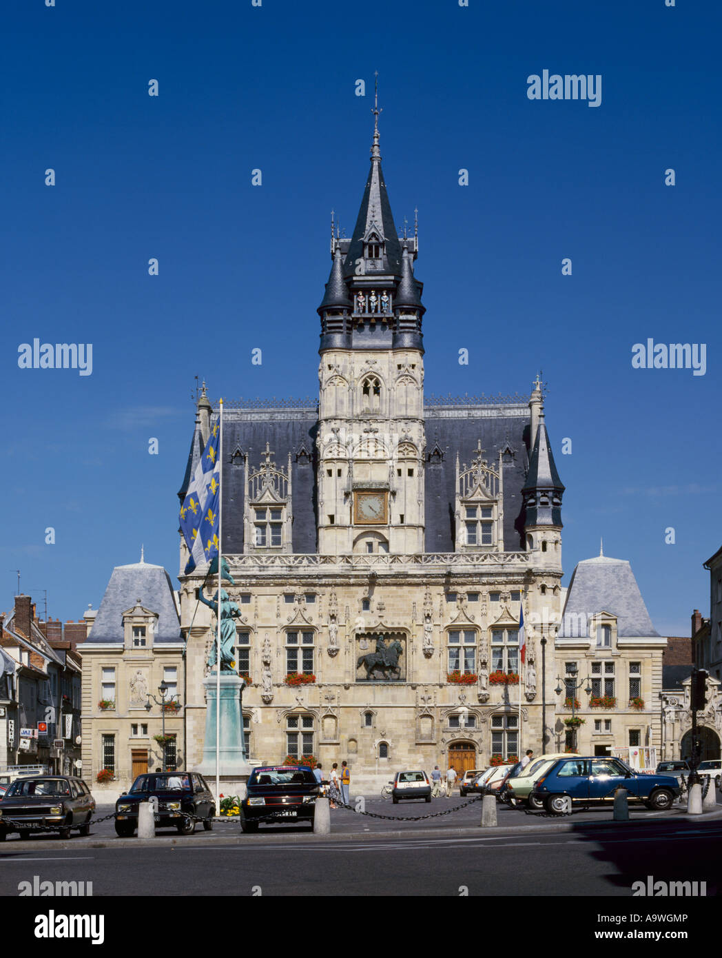 Hotel de Ville Town Hall of Compiegne Oise France Picardy Stock Photo ...