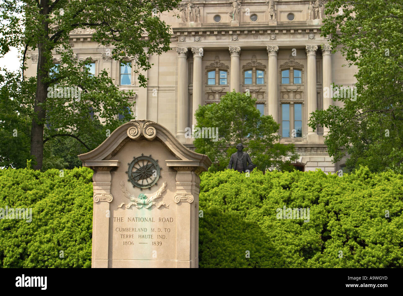National road indiana hi-res stock photography and images - Alamy