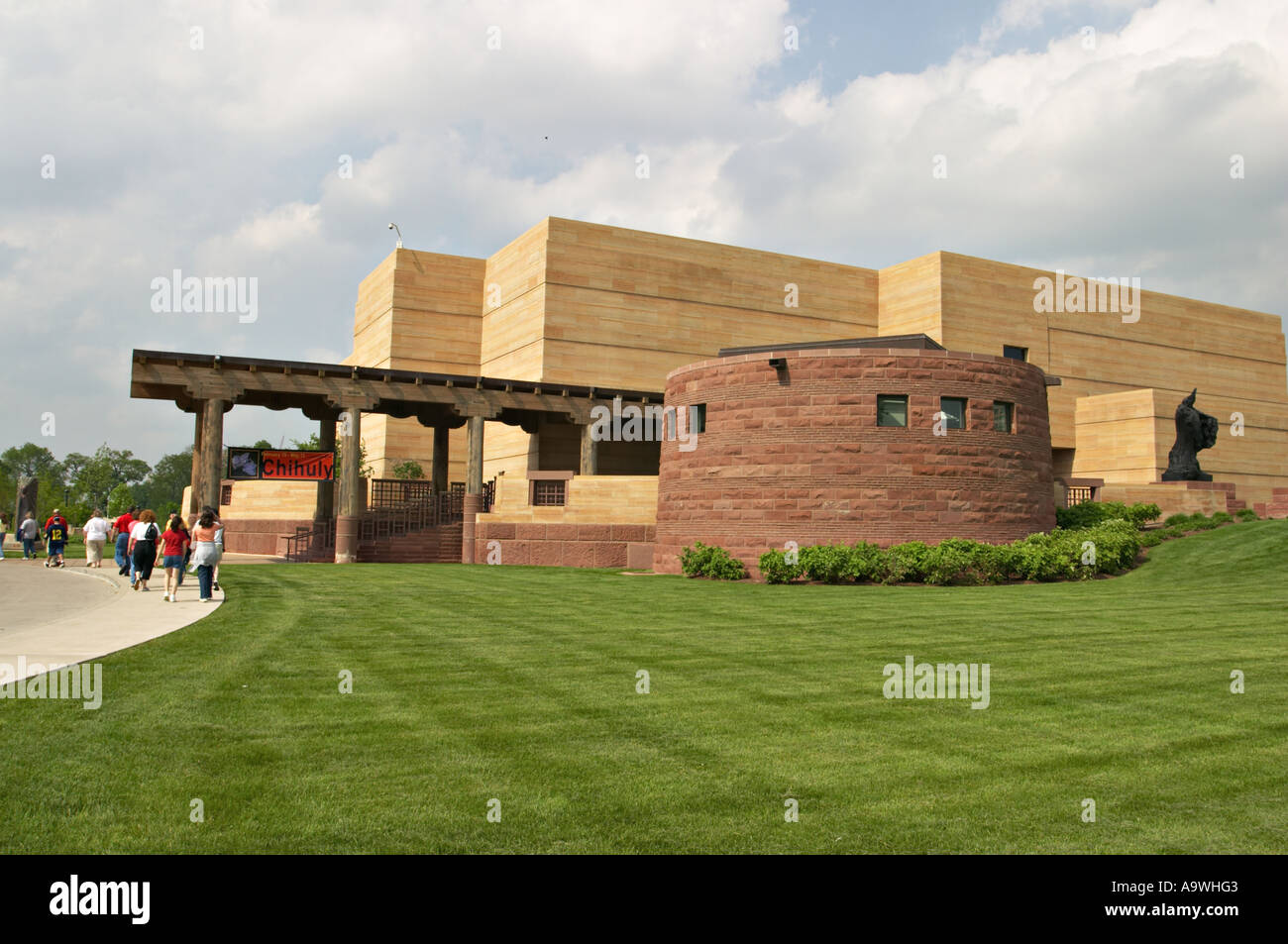 INDIANA Indianapolis Exterior of Eiteljorg Museum of American Indians ...