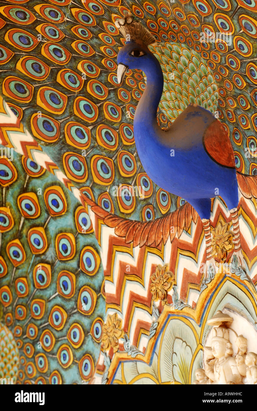 Peacock gate inside the City Palace Museum Jaipur the pink city ...