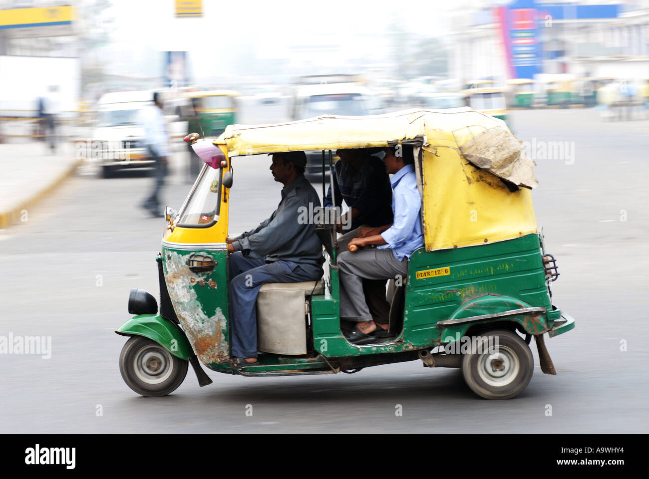 Rickshaw in New Delhi India Stock Photo - Alamy