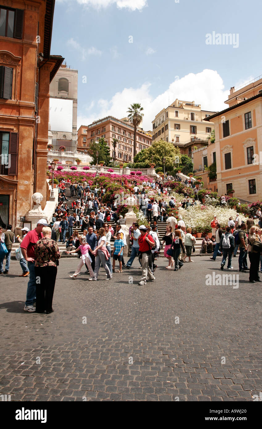 Spanish Steps and Piazza di Spagna in Rome Italy Stock Photo - Alamy