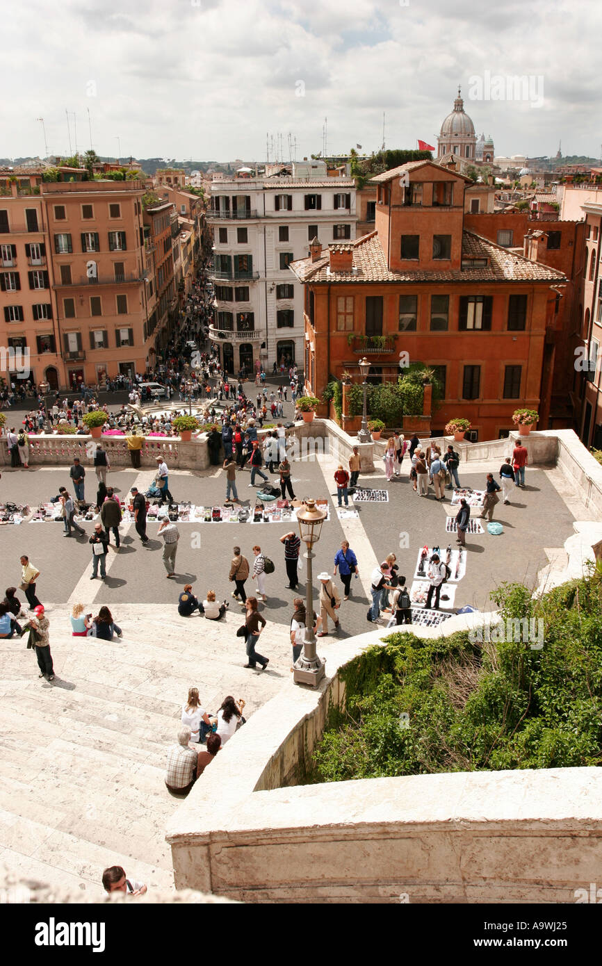 Spanish Steps and Piazza di Spagna in Rome Italy Stock Photo - Alamy