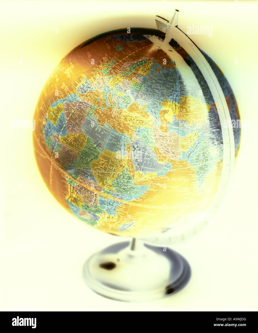 POLITICAL PLANET EARTH GLOBE Stock Photo - Alamy