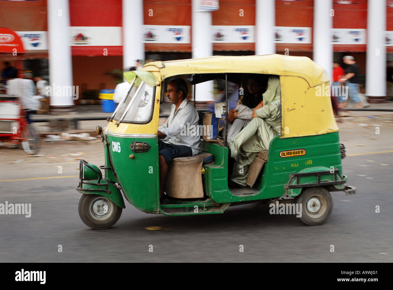 Rickshaw in New Delhi India Stock Photo - Alamy