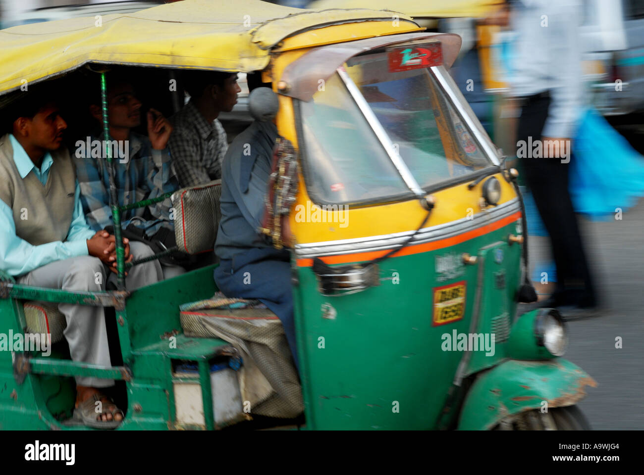 Rickshaw in New Delhi India Stock Photo - Alamy