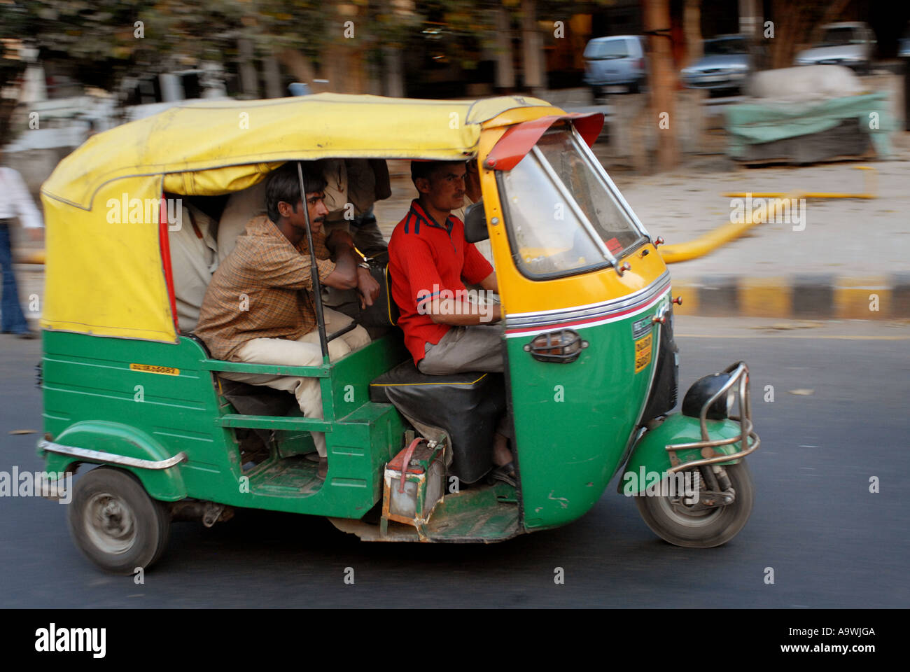Rickshaw in New Delhi India Stock Photo - Alamy
