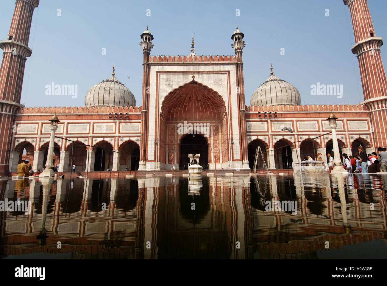 Inside Jami Masjid The main mosque of Delhi India Stock Photo - Alamy