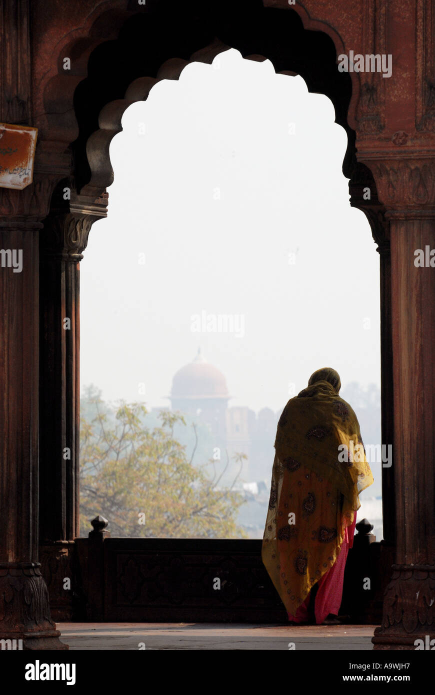 Inside Jami Masjid The main mosque of Delhi India Stock Photo - Alamy