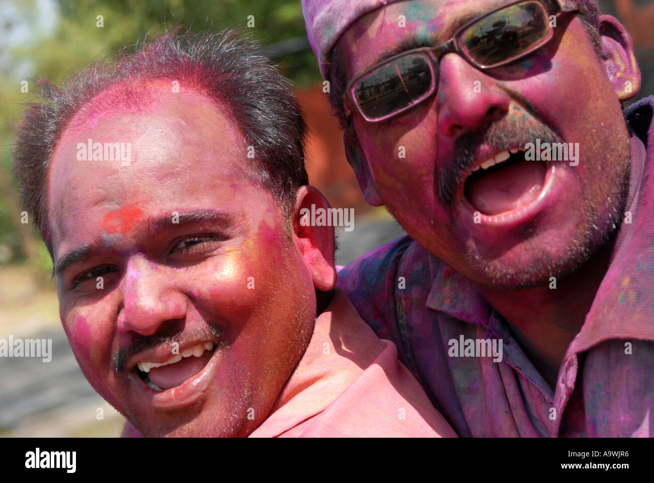 Holi religious Hindu festival where powder paint is thrown over ...