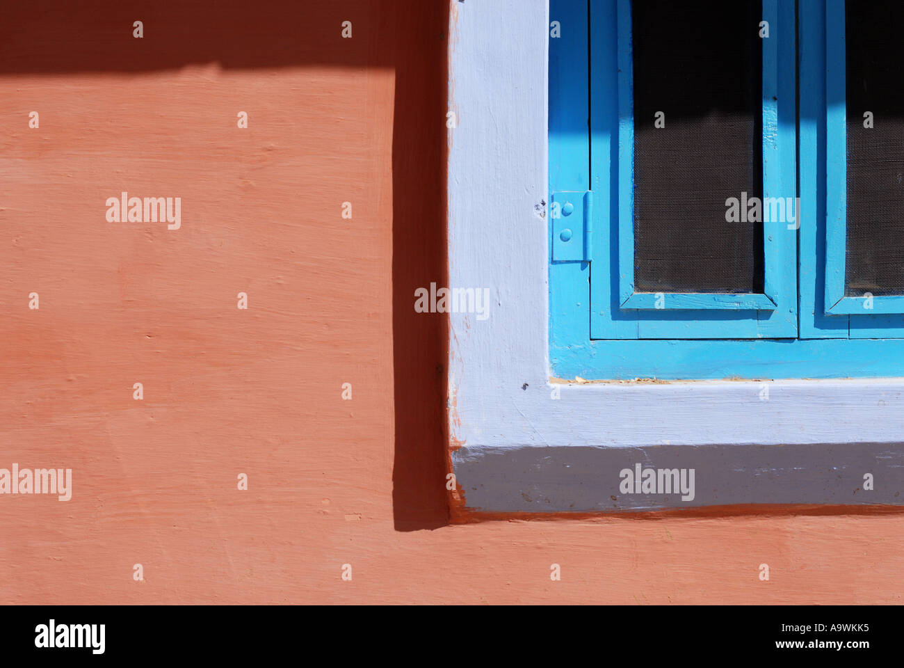 Windows on a house in Rajasthan India Stock Photo - Alamy