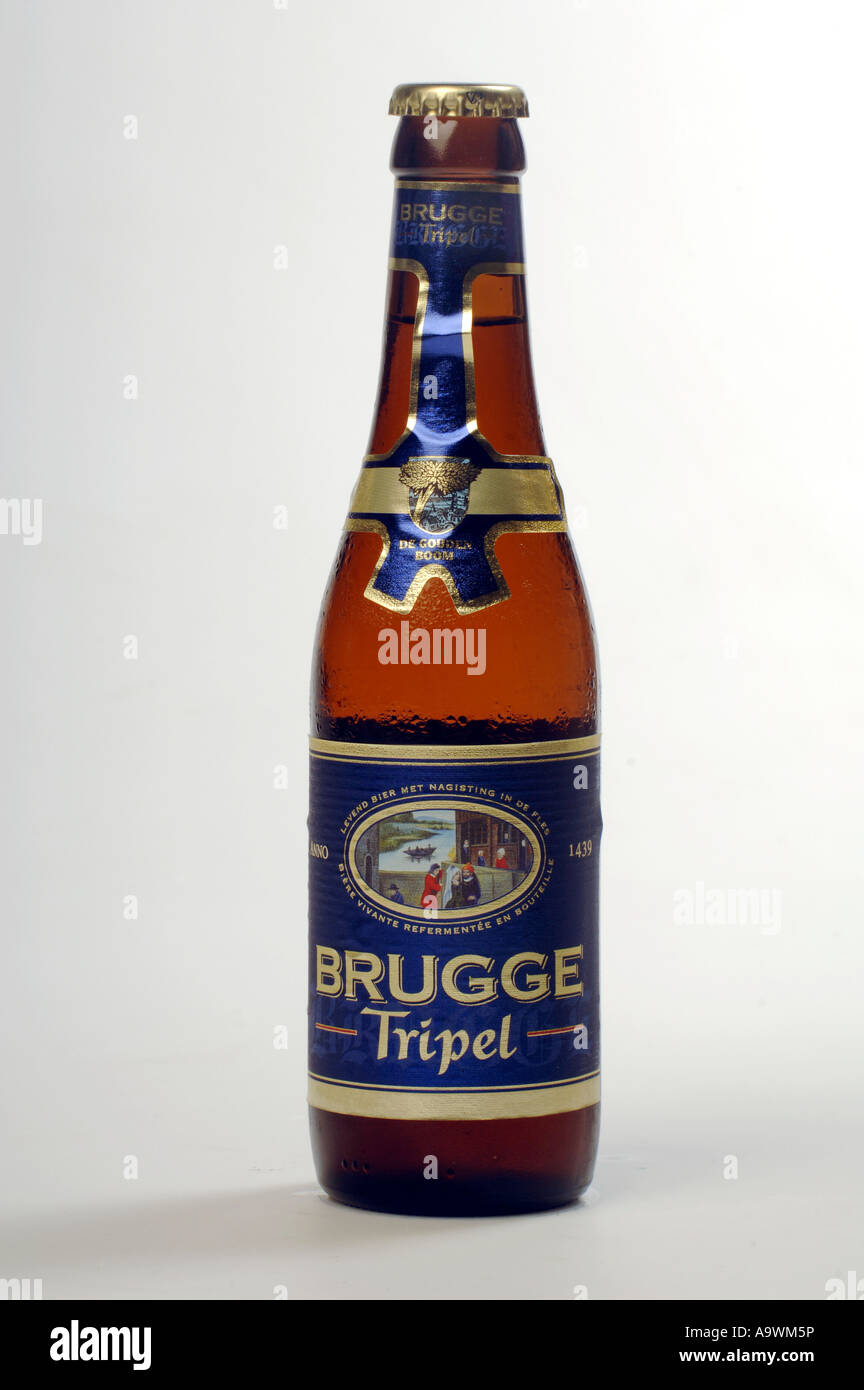 Bottle of Brugge Tripel abbey beer Belgium Stock Photo - Alamy