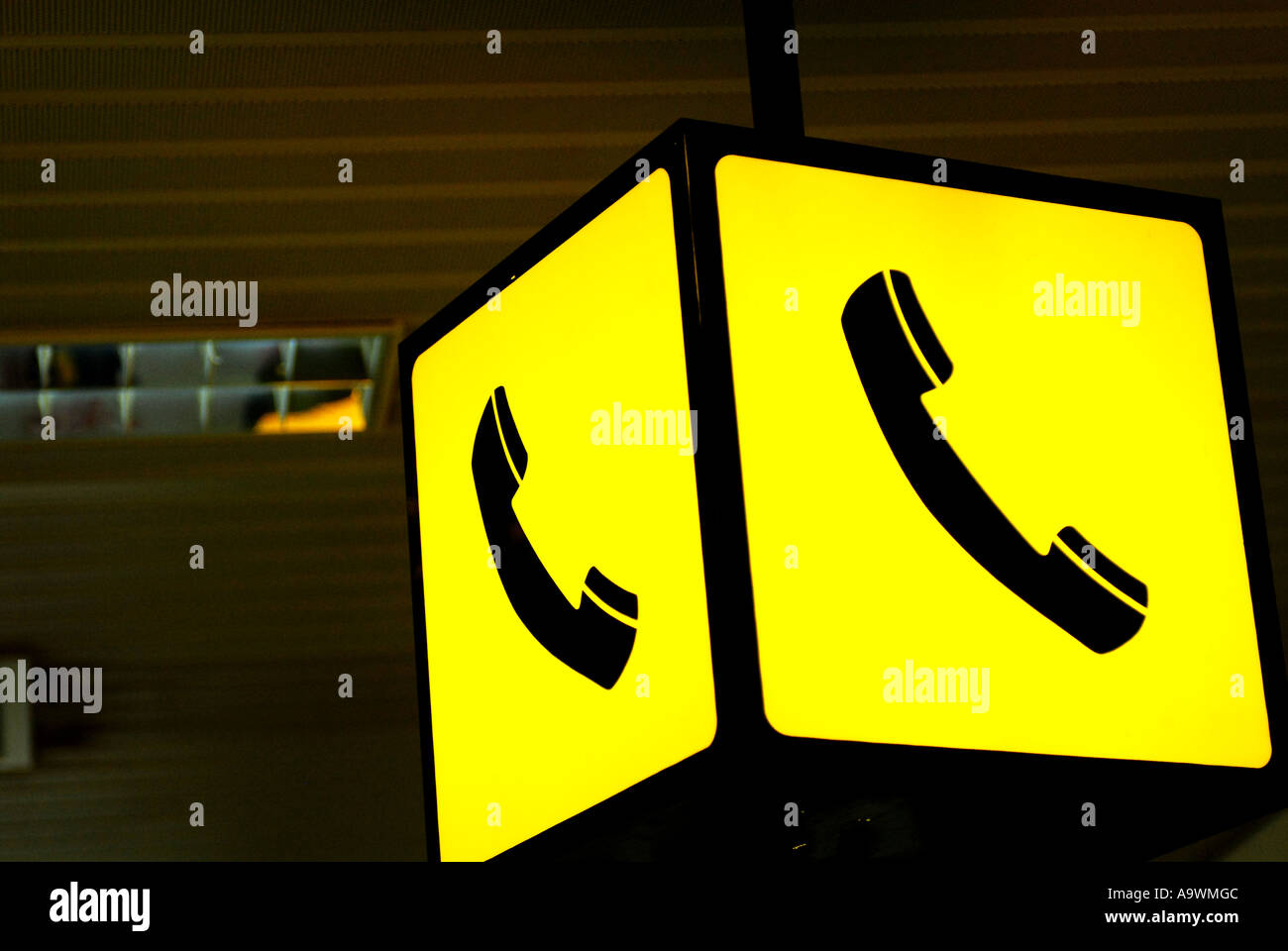 Telephone signs Seeb International airport Muscat Oman Stock Photo - Alamy