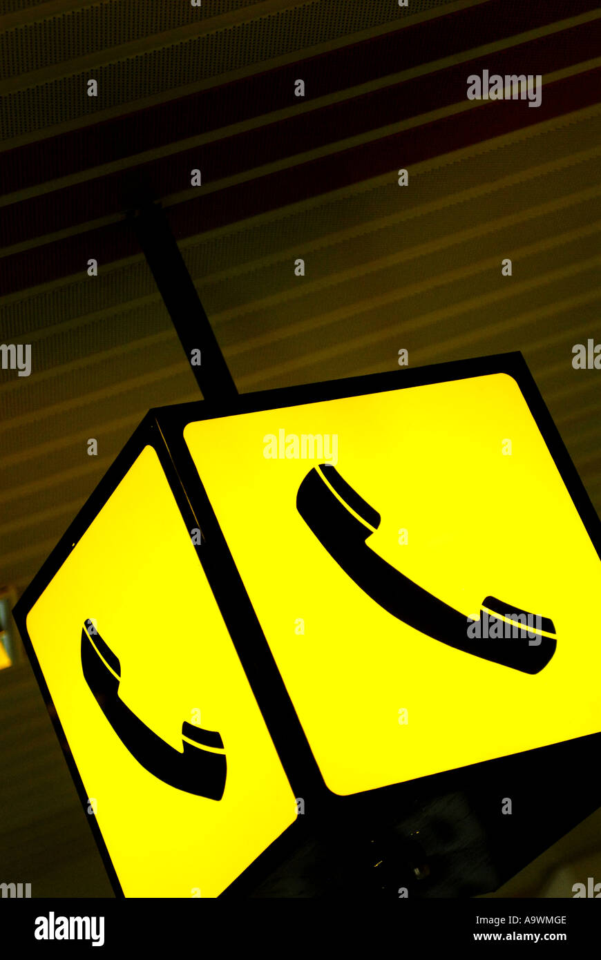 Telephone signs Seeb International airport Muscat Oman Stock Photo - Alamy