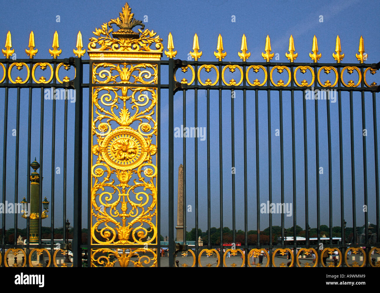 Paris Wrought Iron Fence High Resolution Stock Photography and Images ...