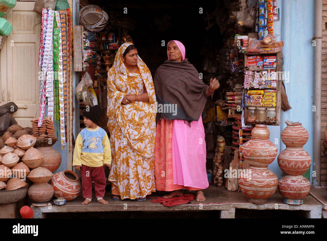 Small shop in the lake city of Udaipur Rajasthan India Stock Photo - Alamy