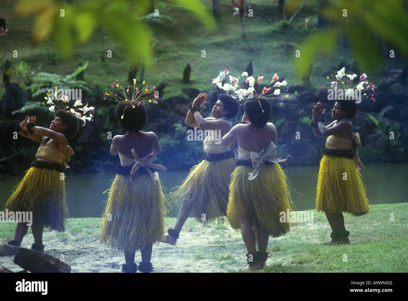 DANCE THEATER OF FIJI PACIFIC HARBOUR DEUBA FIJI Stock Photo - Alamy