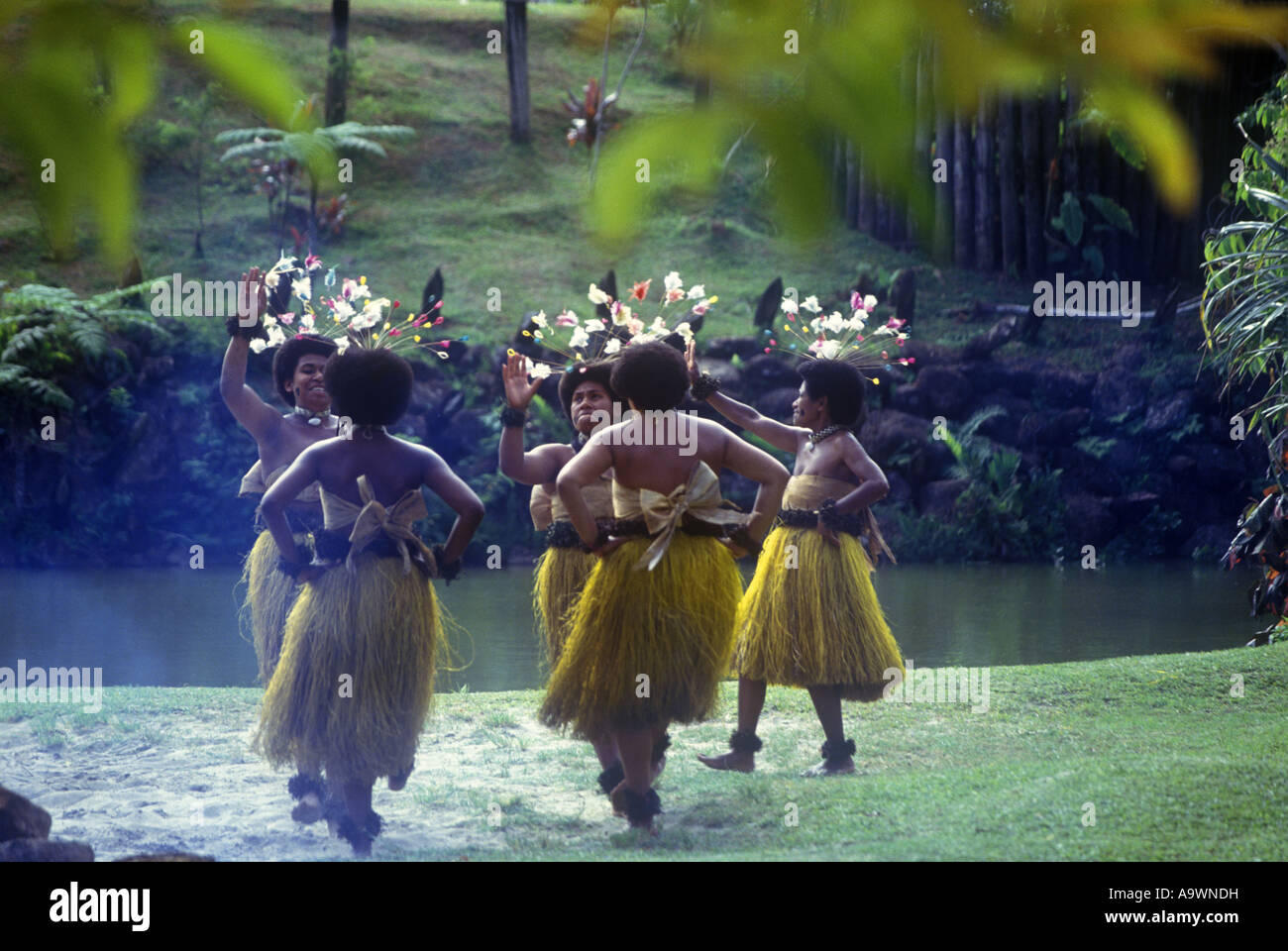 DANCE THEATER OF FIJI PACIFIC HARBOUR DEUBA FIJI Stock Photo - Alamy
