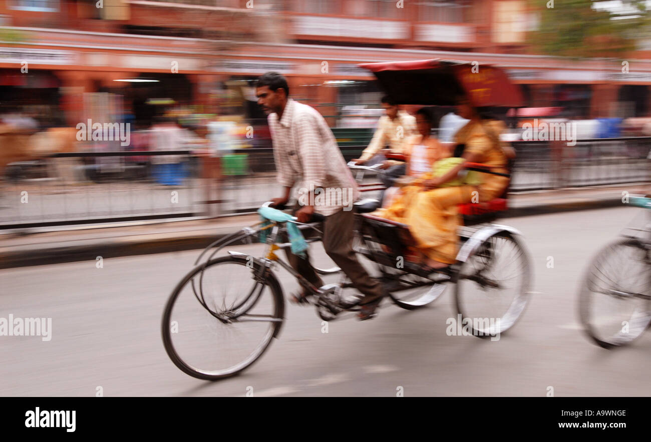 Rickshaw in Jaipur the pink city Rajasthan India Stock Photo - Alamy