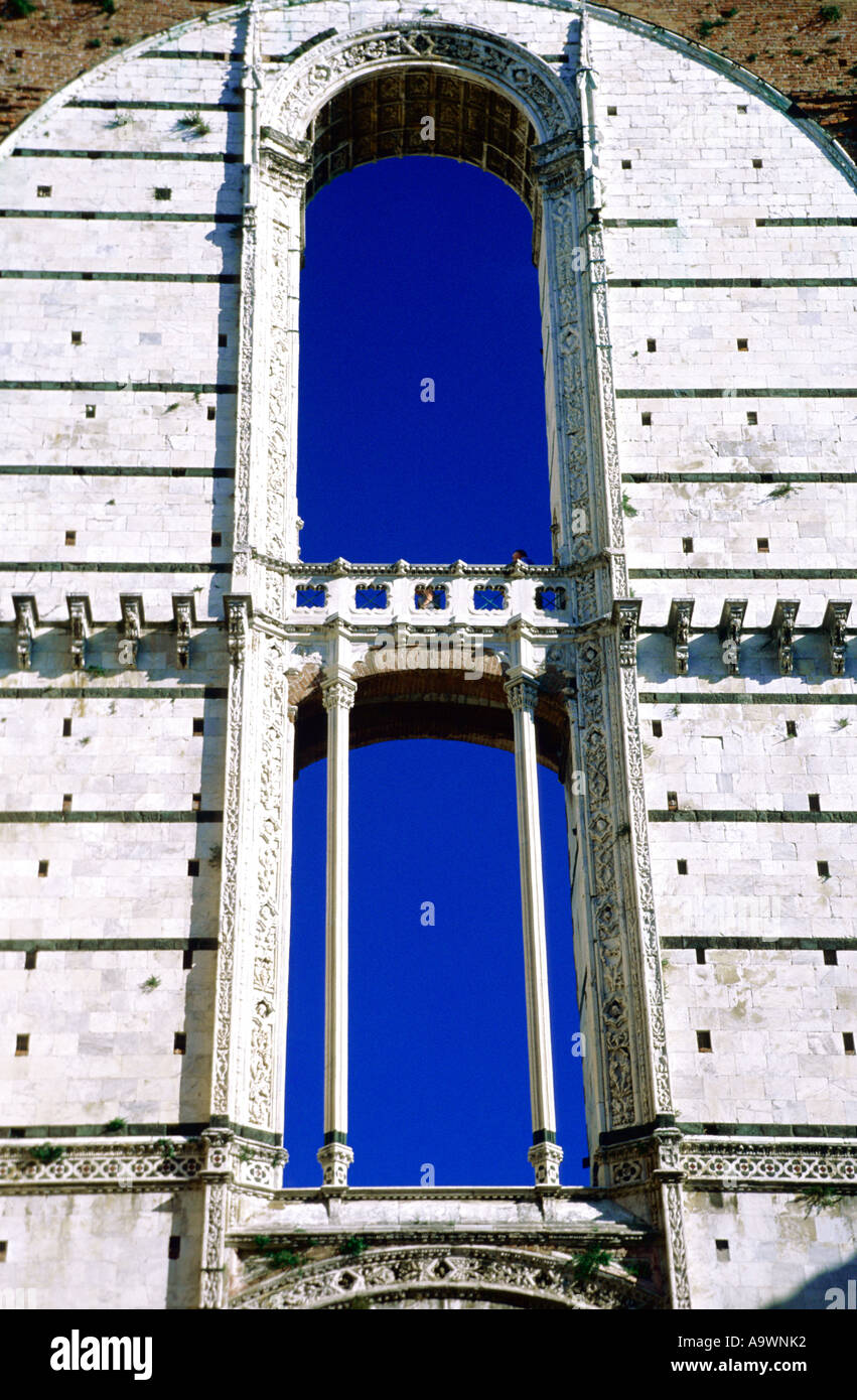 Italy, Siena, window at Duomo cathedral, low angle view Stock Photo - Alamy