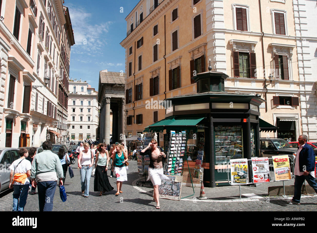 street scene in Rome Italy Stock Photo - Alamy
